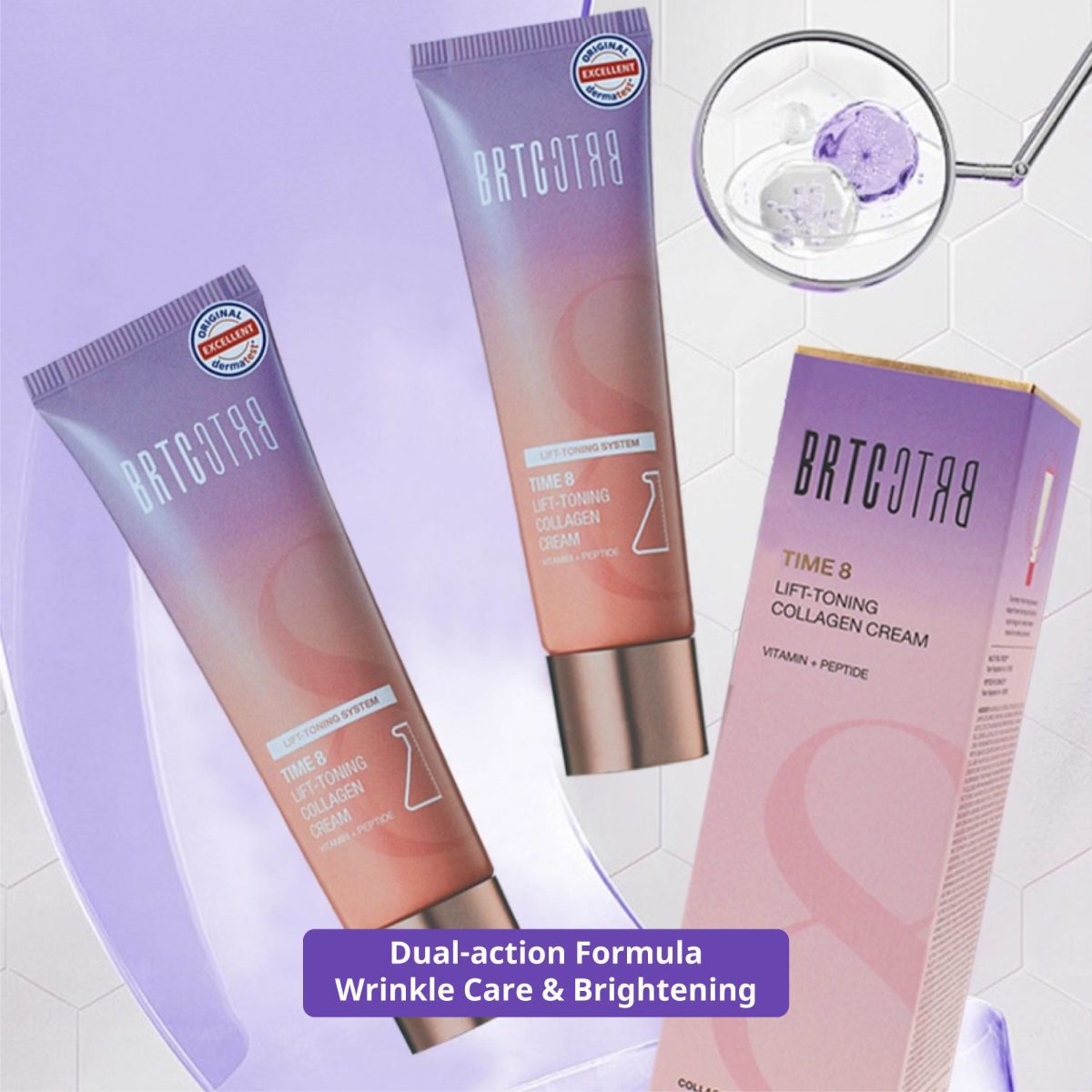[Trial Cream] BRTC Time 8 Lift Toning Collagen Cream 80ml (Full Size ...