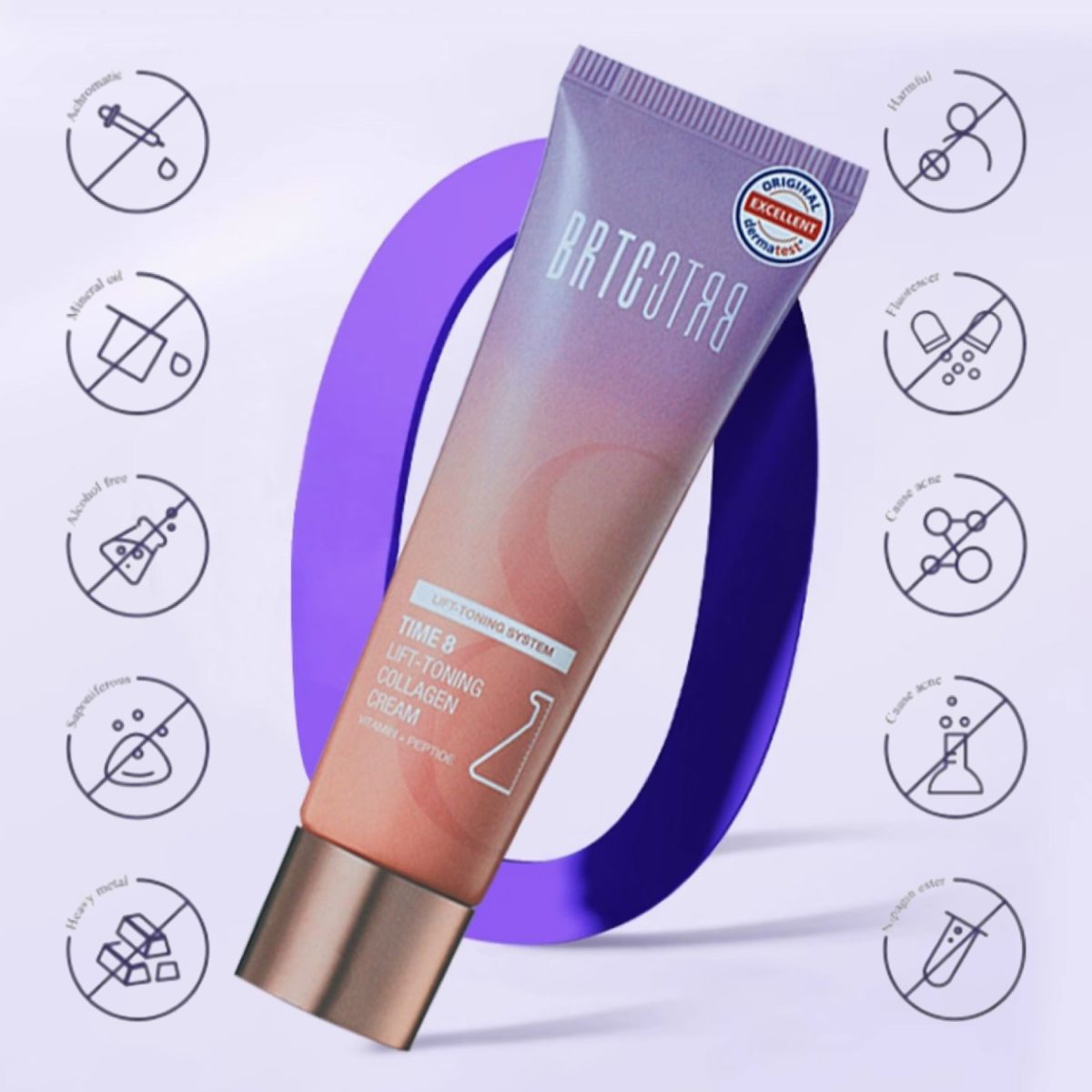 [Trial Cream] BRTC Time 8 Lift Toning Collagen Cream 80ml (Full Size ...